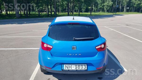 Blue SEAT Ibiza 2009 in Aluksne, with an engine capacity of 1.40 L and mileage of 0 thousand km for 1850 €, photo 8 on AUTOMOTO.COM.LV