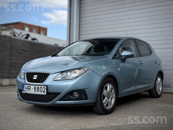 Blue SEAT Ibiza 2009 in Riga, with an engine capacity of 1.60 L and mileage of 205 thousand km for 2390 €, photo 1 on AUTOMOTO.COM.LV
