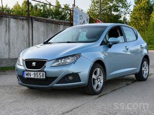 Blue SEAT Ibiza 2009 in Riga, with an engine capacity of 1.90 L and mileage of 350 thousand km for 1690 €, photo  on AUTOMOTO.COM.LV
