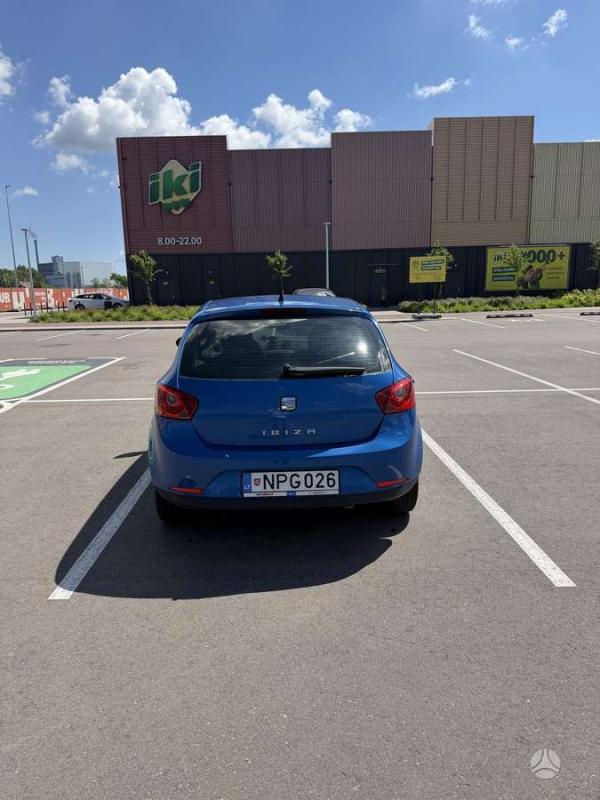 Blue SEAT Ibiza 2012 in Kaunas, with an engine capacity of 1.20 L and mileage of 195 thousand km for 3550 €, photo 7 on AUTOMOTO.COM.LV