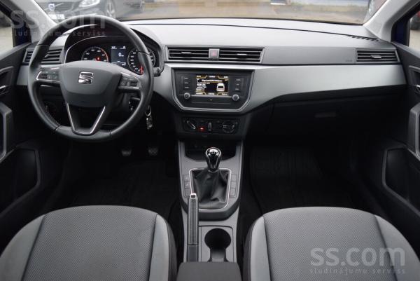 Blue SEAT Ibiza 2018 in Riga, with an engine capacity of 1.00 L and mileage of 64 thousand km for 7400 €, photo 4 on AUTOMOTO.COM.LV