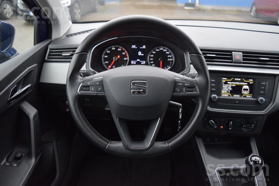 Zils SEAT Ibiza 2018 Rīga, ar dzinēja tilpumu 1.00 L un nobraukumu 64 tūkst. km par 7400 €, foto 10 vietnē AUTOMOTO.COM.LV