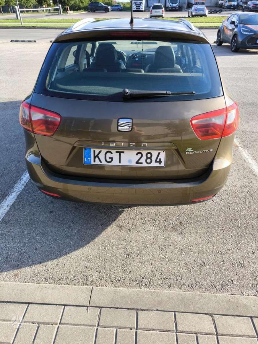 Brūns SEAT Ibiza 2010 Kauņa, ar dzinēja tilpumu 1.20 L un nobraukumu 208 tūkst. km par 2150 €, foto 5 vietnē AUTOMOTO.COM.LV