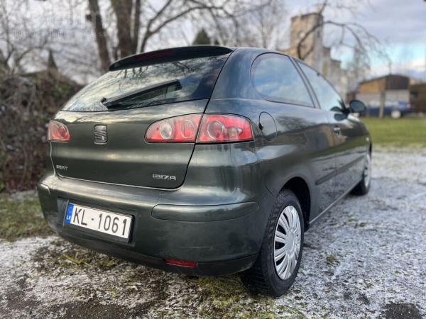 Green SEAT Ibiza 2004 in Jelgava, with an engine capacity of 1.90 L and mileage of 350 thousand km for 820 €, photo 4 on AUTOMOTO.COM.LV