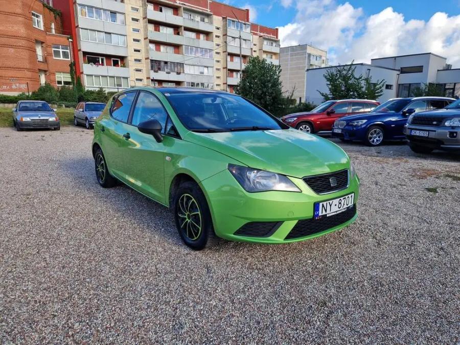Green SEAT Ibiza 2012 in Liepaja, with an engine capacity of 1.20 L and mileage of 217 thousand km for 2900 €, photo 3 on AUTOMOTO.COM.LV