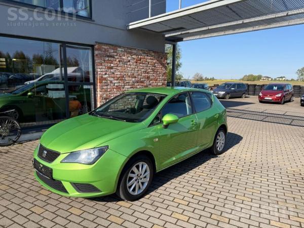 Green SEAT Ibiza 2014 in Talsi, with an engine capacity of 1.60 L and mileage of 183 thousand km for 6270 €, photo 1 on AUTOMOTO.COM.LV