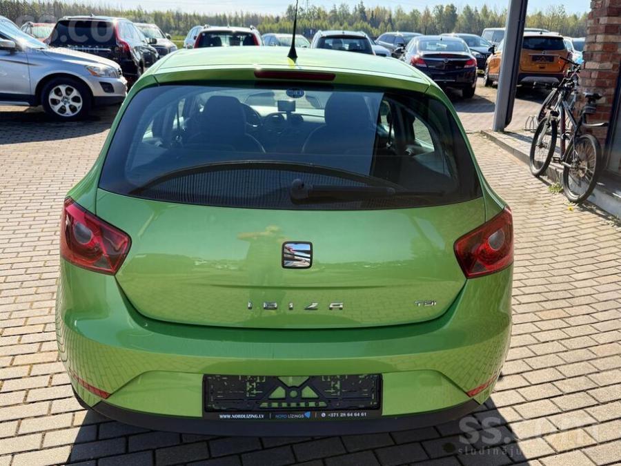 Zaļš SEAT Ibiza 2014 Talsi, ar dzinēja tilpumu 1.60 L un nobraukumu 183 tūkst. km par 6270 €, foto 6 vietnē AUTOMOTO.COM.LV