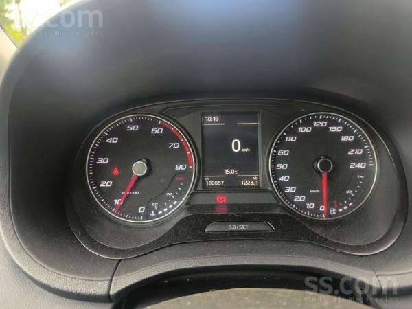 Green SEAT Ibiza 2016 in Riga, with an engine capacity of 1.00 L and mileage of 182 thousand km for 5999 €, photo 9 on AUTOMOTO.COM.LV