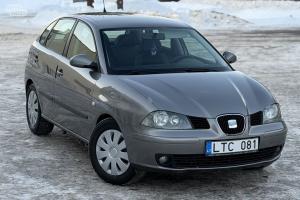 Pelēks SEAT Ibiza 2004 Radviliškis, ar dzinēja tilpumu 1.40 L un nobraukumu 260 tūkst. km par 800 €, foto  vietnē AUTOMOTO.COM.LV