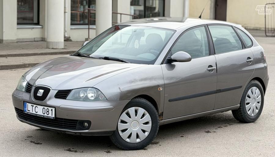 Grey SEAT Ibiza 2004 in Radviliskis, with an engine capacity of 1.40 L and mileage of 266 thousand km for 750 €, photo 6 on AUTOMOTO.COM.LV
