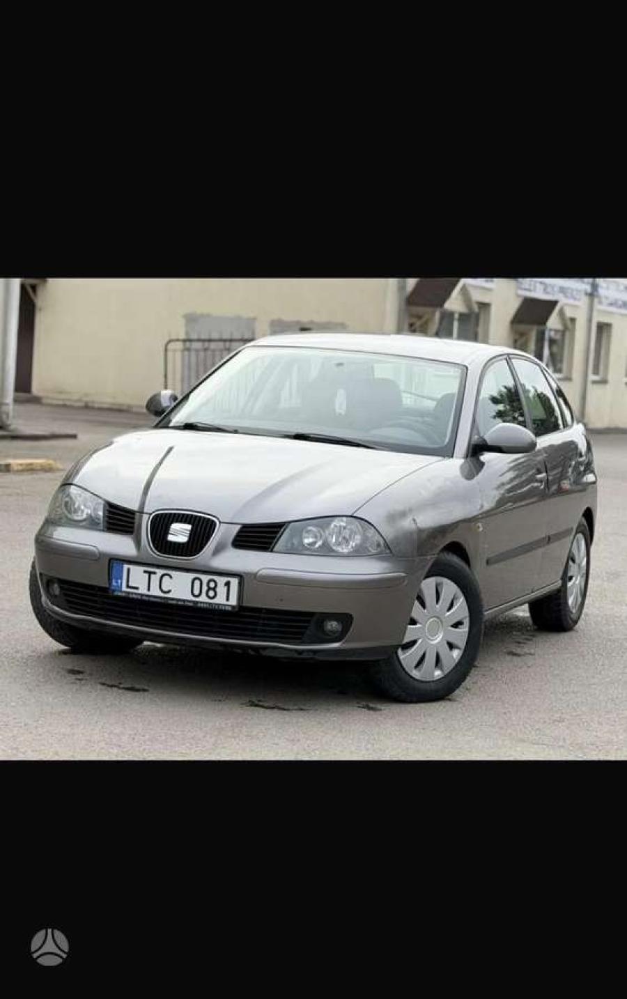 Grey SEAT Ibiza 2004 in Panevezys, with an engine capacity of 1.39 L and mileage of 269 thousand km for 700 €, photo 1 on AUTOMOTO.COM.LV