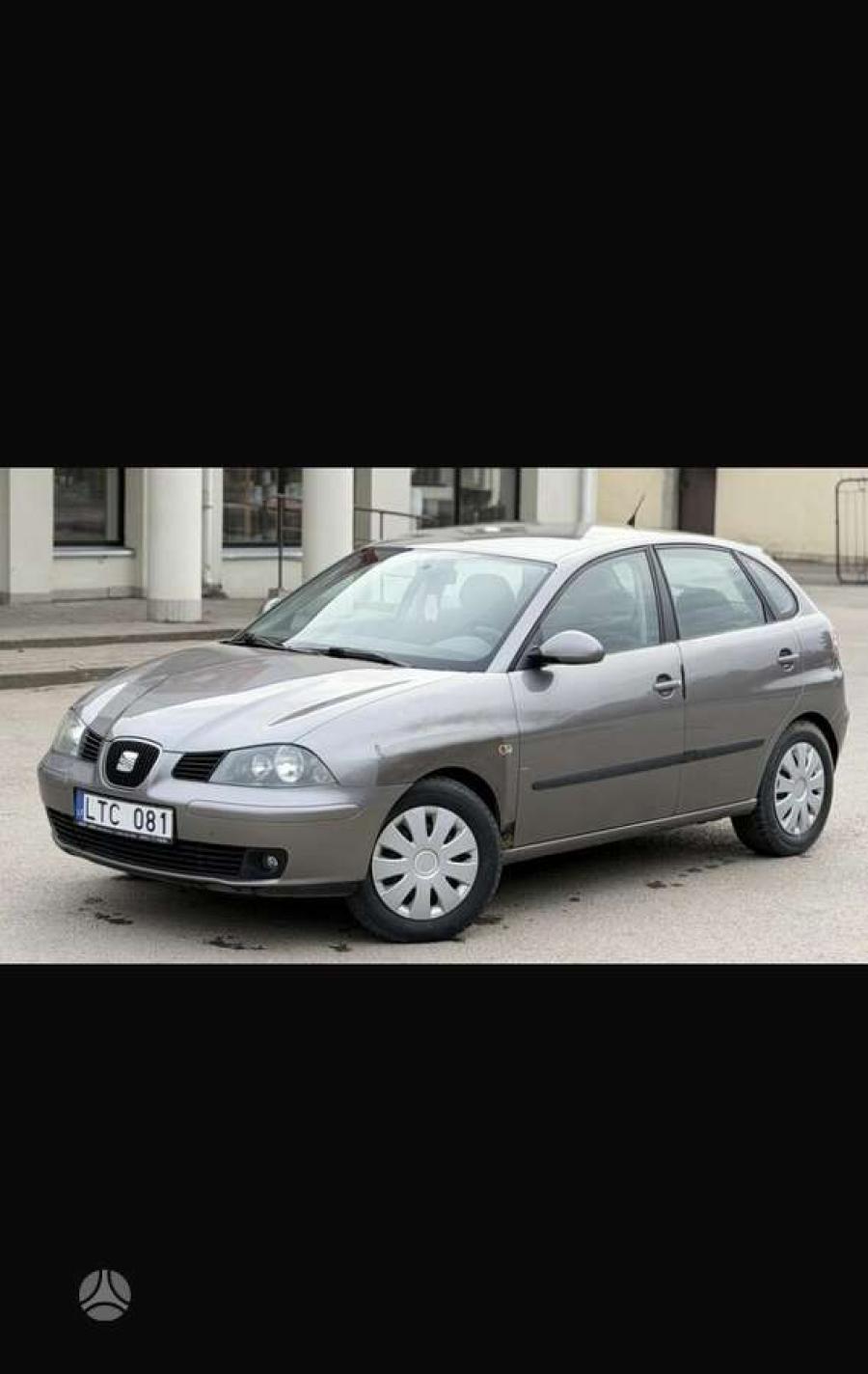 Grey SEAT Ibiza 2004 in Panevezys, with an engine capacity of 1.39 L and mileage of 269 thousand km for 700 €, photo 4 on AUTOMOTO.COM.LV