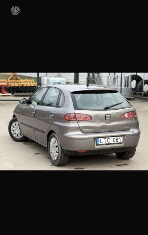 Grey SEAT Ibiza 2004 in Panevezys, with an engine capacity of 1.39 L and mileage of 269 thousand km for 700 €, photo 7 on AUTOMOTO.COM.LV