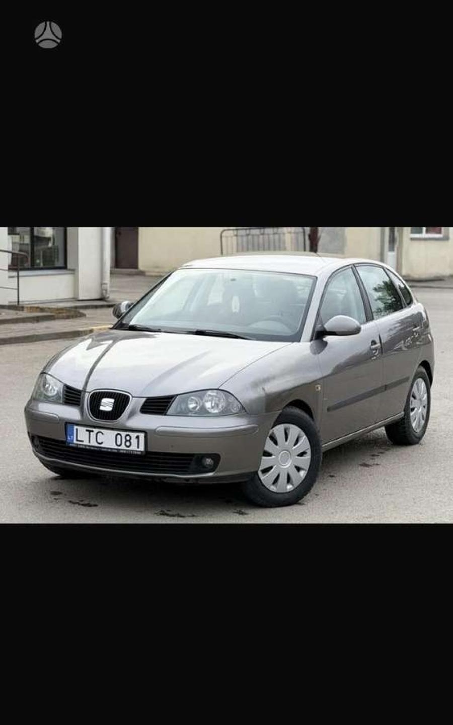Grey SEAT Ibiza 2004 in Panevezys, with an engine capacity of 1.39 L and mileage of 269 thousand km for 700 €, photo 12 on AUTOMOTO.COM.LV