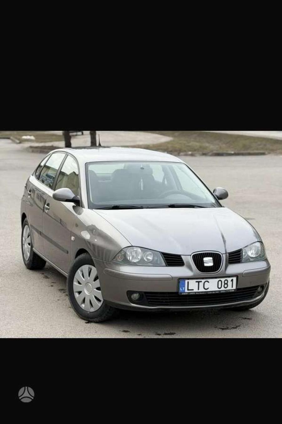 Grey SEAT Ibiza 2004 in Panevezys, with an engine capacity of 1.39 L and mileage of 269 thousand km for 700 €, photo 13 on AUTOMOTO.COM.LV