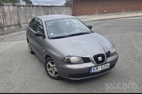 Grey SEAT Ibiza 2006 in Riga, with an engine capacity of 1.40 L and mileage of 254 thousand km for 550 €, photo 1 on AUTOMOTO.COM.LV
