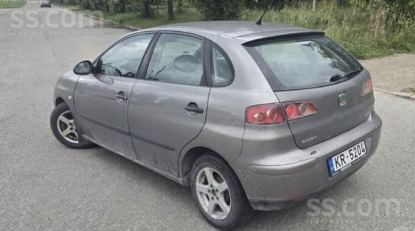 Grey SEAT Ibiza 2006 in Riga, with an engine capacity of 1.40 L and mileage of 254 thousand km for 550 €, photo 2 on AUTOMOTO.COM.LV