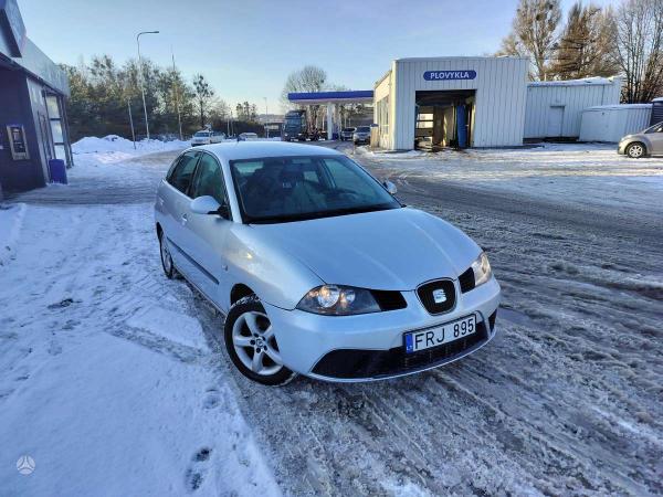 Grey SEAT Ibiza 2007 in Vilnius, with an engine capacity of 1.39 L and mileage of 262 thousand km for 820 €, photo 7 on AUTOMOTO.COM.LV