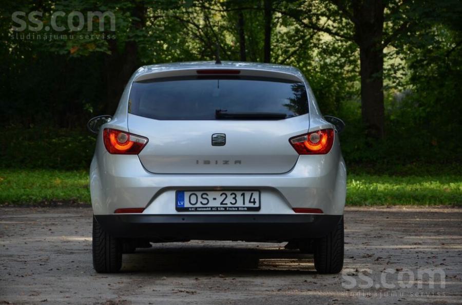 Grey SEAT Ibiza 2012 in Riga, with an engine capacity of 1.60 L and mileage of 315 thousand km for 2790 €, photo 10 on AUTOMOTO.COM.LV