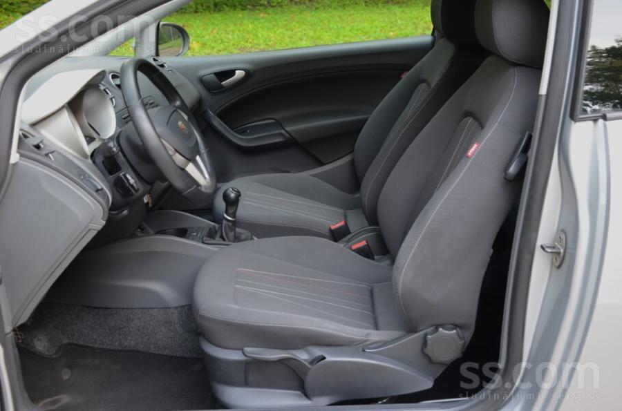 Grey SEAT Ibiza 2012 in Riga, with an engine capacity of 1.60 L and mileage of 315 thousand km for 2790 €, photo 14 on AUTOMOTO.COM.LV