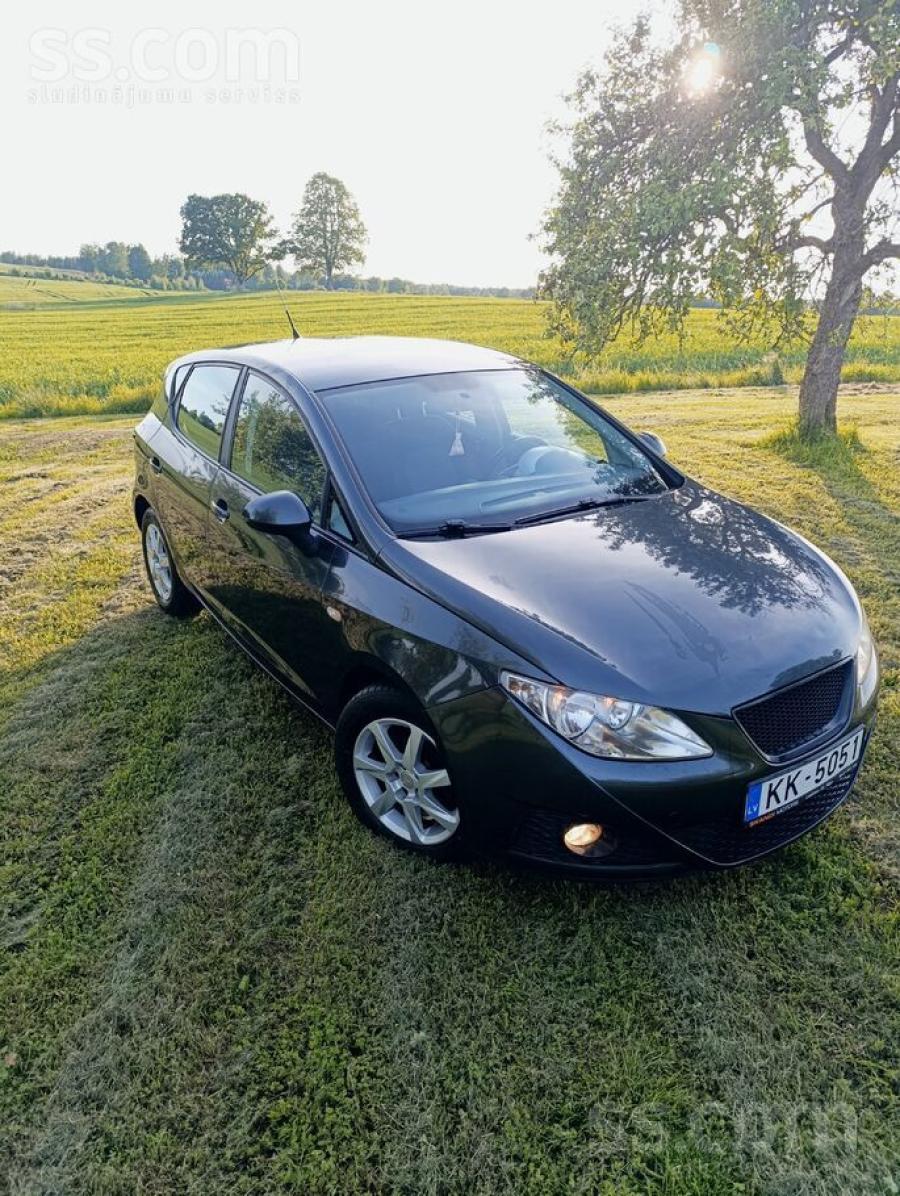 Pelēks SEAT Ibiza 2010 Kuldīga, ar dzinēja tilpumu 1.20 L un nobraukumu 264 tūkst. km par 1990 €, foto 1 vietnē AUTOMOTO.COM.LV