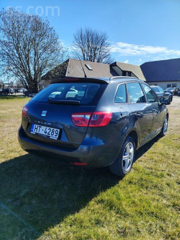Grey SEAT Ibiza 2011 in Ventspils, with an engine capacity of 1.40 L and mileage of 177 thousand km for 3200 €, photo 5 on AUTOMOTO.COM.LV