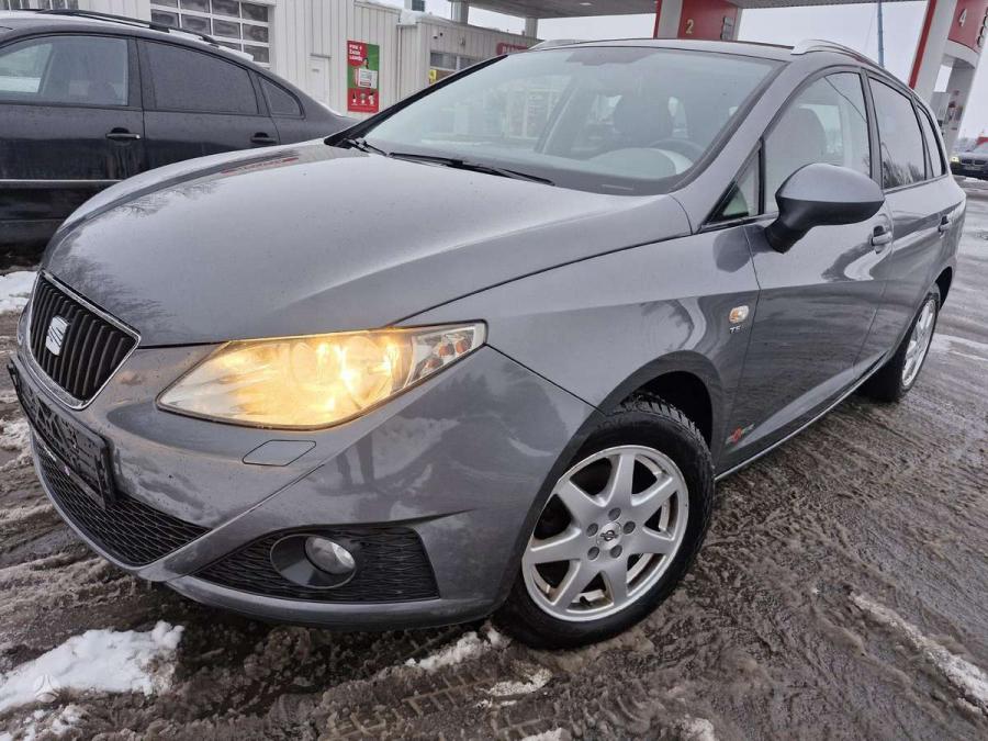 Grey SEAT Ibiza 2012 in Vilnius, with an engine capacity of 1.20 L and mileage of 188 thousand km for 3650 €, photo 1 on AUTOMOTO.COM.LV