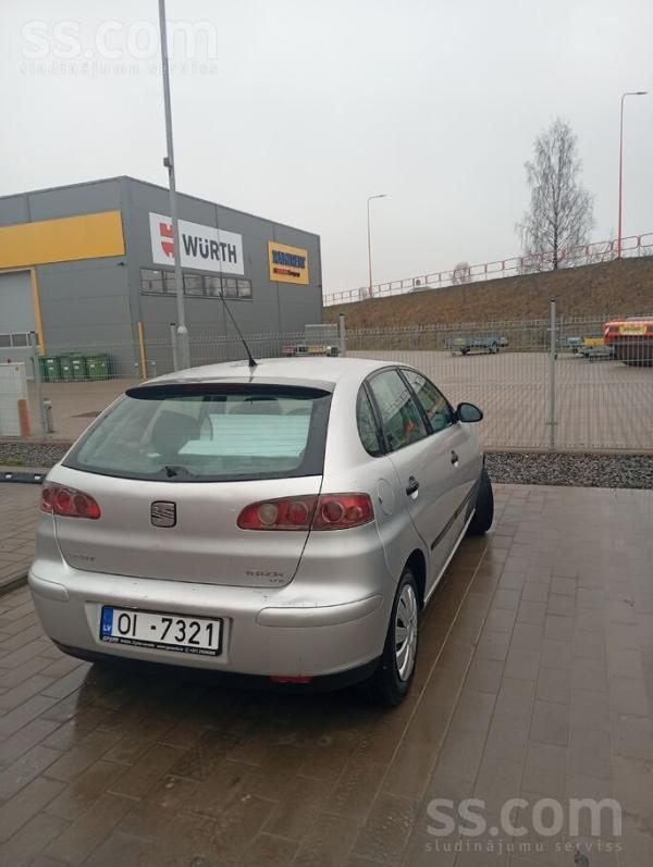 SEAT Ibiza 2003 Jēkabpils, ar dzinēja tilpumu 1.40 L un nobraukumu 372 tūkst. km par 1050 €, foto 2 vietnē AUTOMOTO.COM.LV