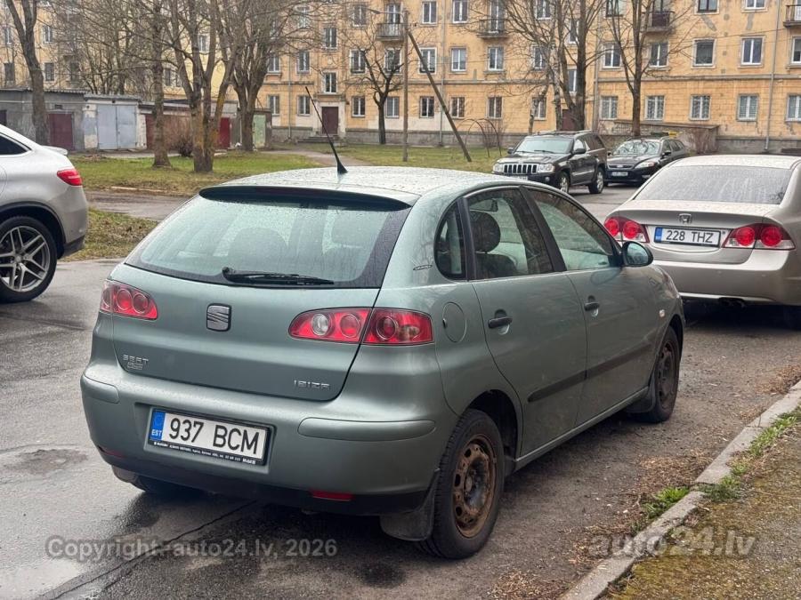 SEAT Ibiza 2003 in Narva, with an engine capacity of 1.40 L and mileage of 219 thousand km for 490 €, photo 4 on AUTOMOTO.COM.LV