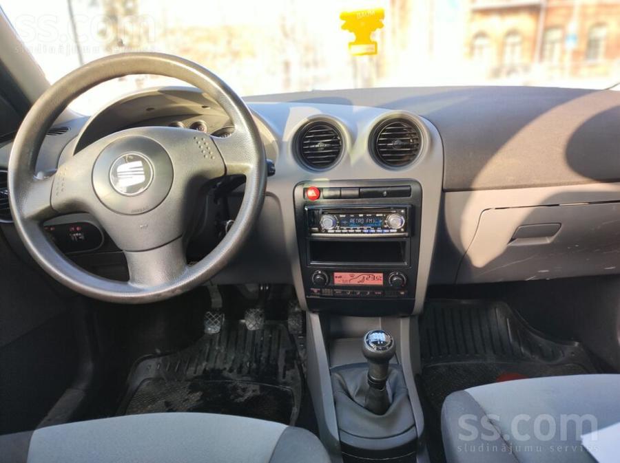 SEAT Ibiza 2004 in Daugavpils, with an engine capacity of 1.90 L and mileage of 284 thousand km for 1500 €, photo 12 on AUTOMOTO.COM.LV