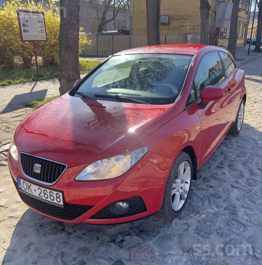 Sarkans SEAT Ibiza 2009 Jelgava, ar dzinēja tilpumu 1.40 L un nobraukumu 191 tūkst. km par 2300 €, foto 1 vietnē AUTOMOTO.COM.LV