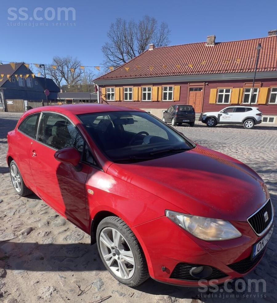 Sarkans SEAT Ibiza 2009 Jelgava, ar dzinēja tilpumu 1.40 L un nobraukumu 191 tūkst. km par 2300 €, foto 4 vietnē AUTOMOTO.COM.LV