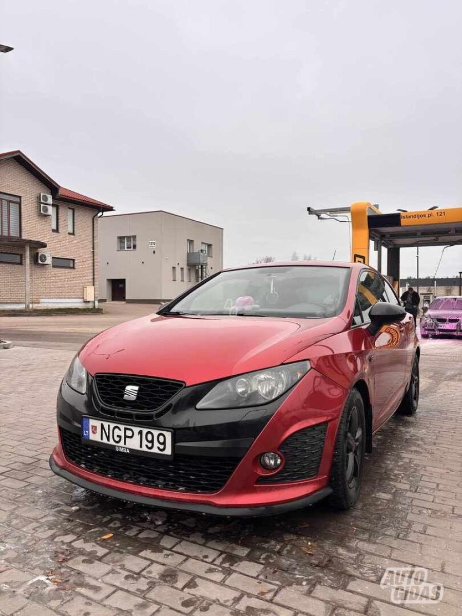 Sarkans SEAT Ibiza 2011 Kauņa, ar dzinēja tilpumu 1.40 L un nobraukumu 288 tūkst. km par 5500 €, foto 10 vietnē AUTOMOTO.COM.LV