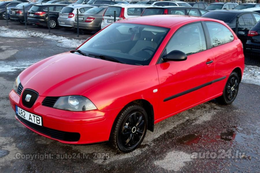Red SEAT Ibiza 2004 in Tallinn, with an engine capacity of 1.20 L and mileage of 165 thousand km for 699 €, photo 3 on AUTOMOTO.COM.LV