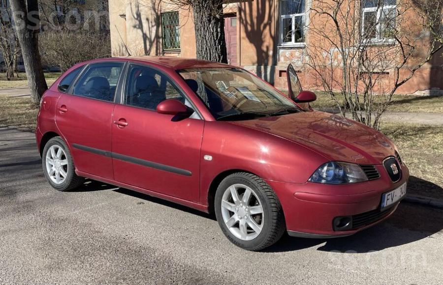 Sarkans SEAT Ibiza 2006 Rīga, ar dzinēja tilpumu 1.40 L un nobraukumu 140 tūkst. km par 900 €, foto 3 vietnē AUTOMOTO.COM.LV