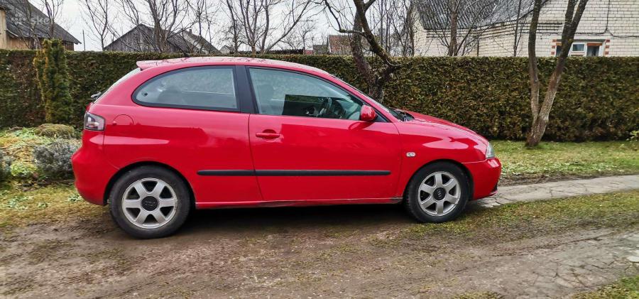 Sarkans SEAT Ibiza 2007 Alīta, ar dzinēja tilpumu 1.90 L un nobraukumu 175 tūkst. km par 600 €, foto 3 vietnē AUTOMOTO.COM.LV