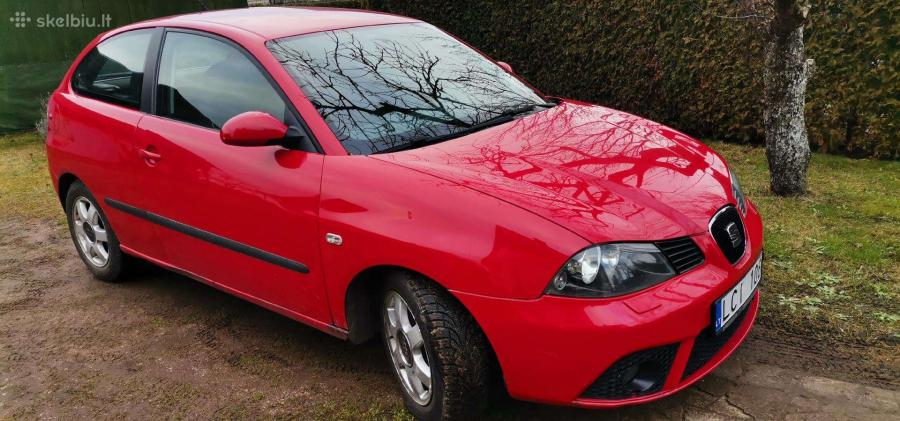 Sarkans SEAT Ibiza 2007 Alīta, ar dzinēja tilpumu 1.90 L un nobraukumu 175 tūkst. km par 600 €, foto 7 vietnē AUTOMOTO.COM.LV