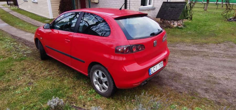Sarkans SEAT Ibiza 2007 Alīta, ar dzinēja tilpumu 1.90 L un nobraukumu 175 tūkst. km par 600 €, foto 13 vietnē AUTOMOTO.COM.LV