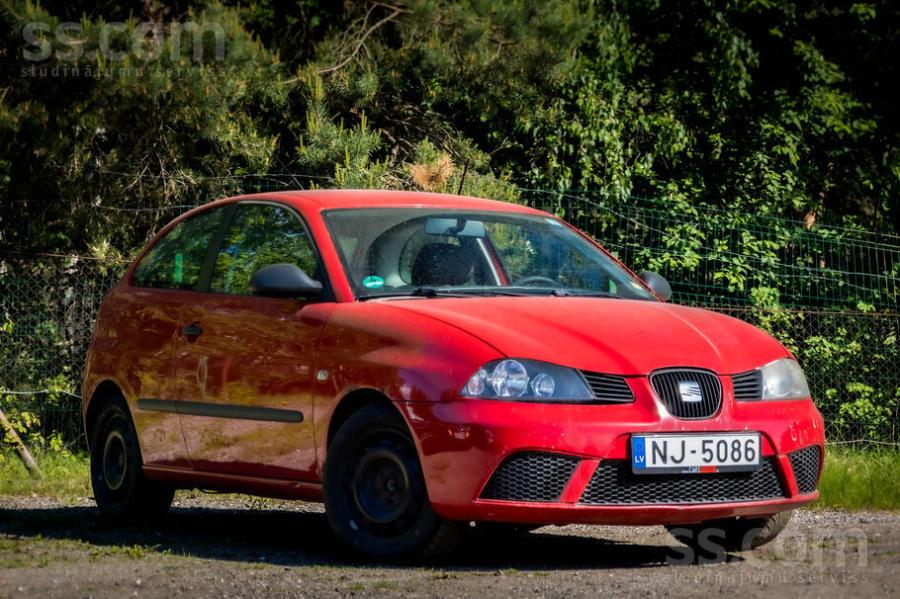 Sarkans SEAT Ibiza 2008 Rīga, ar dzinēja tilpumu 1.20 L un nobraukumu 252 tūkst. km par 500 €, foto 1 vietnē AUTOMOTO.COM.LV
