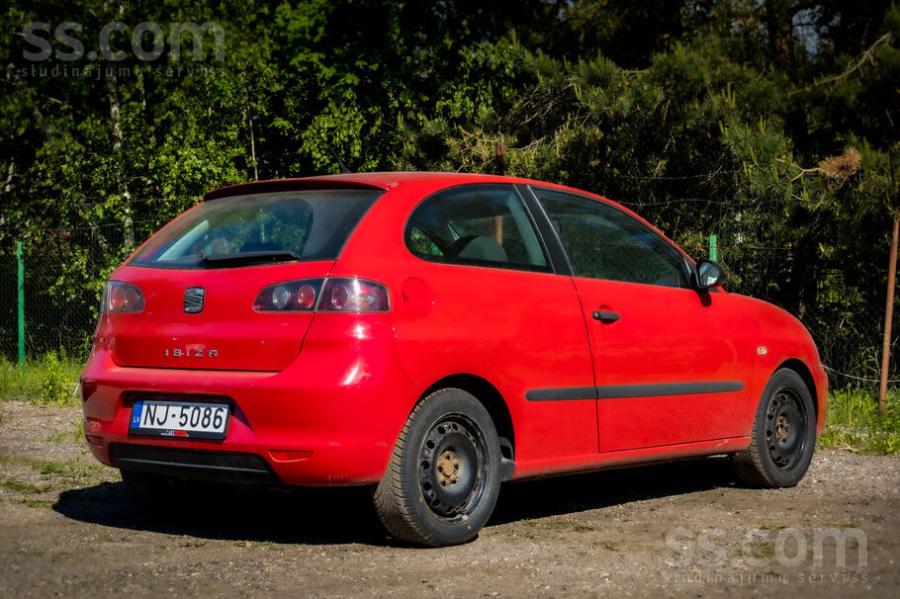 Sarkans SEAT Ibiza 2008 Rīga, ar dzinēja tilpumu 1.20 L un nobraukumu 252 tūkst. km par 500 €, foto 6 vietnē AUTOMOTO.COM.LV