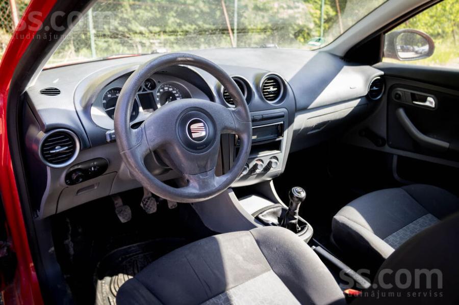 Sarkans SEAT Ibiza 2008 Rīga, ar dzinēja tilpumu 1.20 L un nobraukumu 252 tūkst. km par 500 €, foto 7 vietnē AUTOMOTO.COM.LV