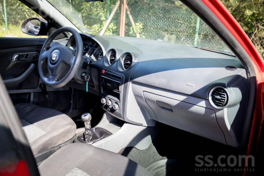 Sarkans SEAT Ibiza 2008 Rīga, ar dzinēja tilpumu 1.20 L un nobraukumu 252 tūkst. km par 500 €, foto 8 vietnē AUTOMOTO.COM.LV