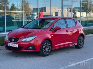 Red SEAT Ibiza 2009 in Rezekne, with an engine capacity of 1.40 L and mileage of 226 thousand km for 2995 €, photo 3 on AUTOMOTO.COM.LV