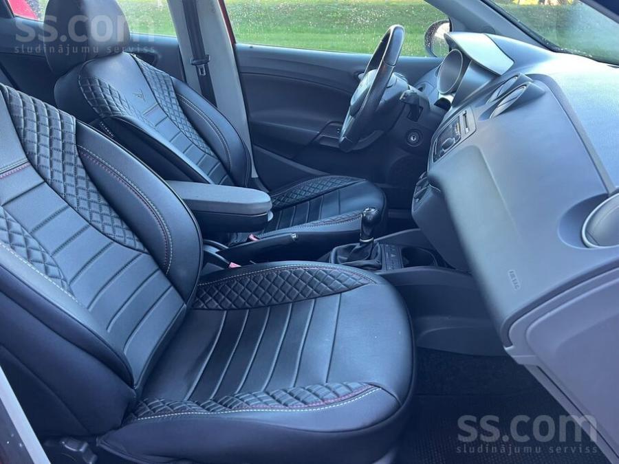 Red SEAT Ibiza 2009 in Rezekne, with an engine capacity of 1.40 L and mileage of 226 thousand km for 2995 €, photo 10 on AUTOMOTO.COM.LV