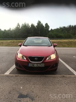 Red SEAT Ibiza 2010 in Jekabpils, with an engine capacity of 1.60 L and mileage of 204 thousand km for 2700 €, photo  on AUTOMOTO.COM.LV