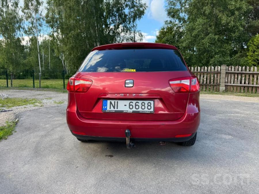 Sarkans SEAT Ibiza 2010 Rīga, ar dzinēja tilpumu 1.60 L un nobraukumu 250 tūkst. km par 3500 €, foto 12 vietnē AUTOMOTO.COM.LV