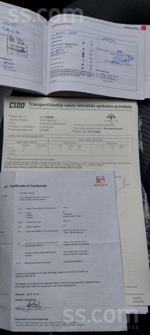 Сеат Ибица 2010 в Елгава, объемом двигателя 1.20 л и пробегом 203 тыс. км за 4600 €, фото 36 на AUTOMOTO.COM.LV
