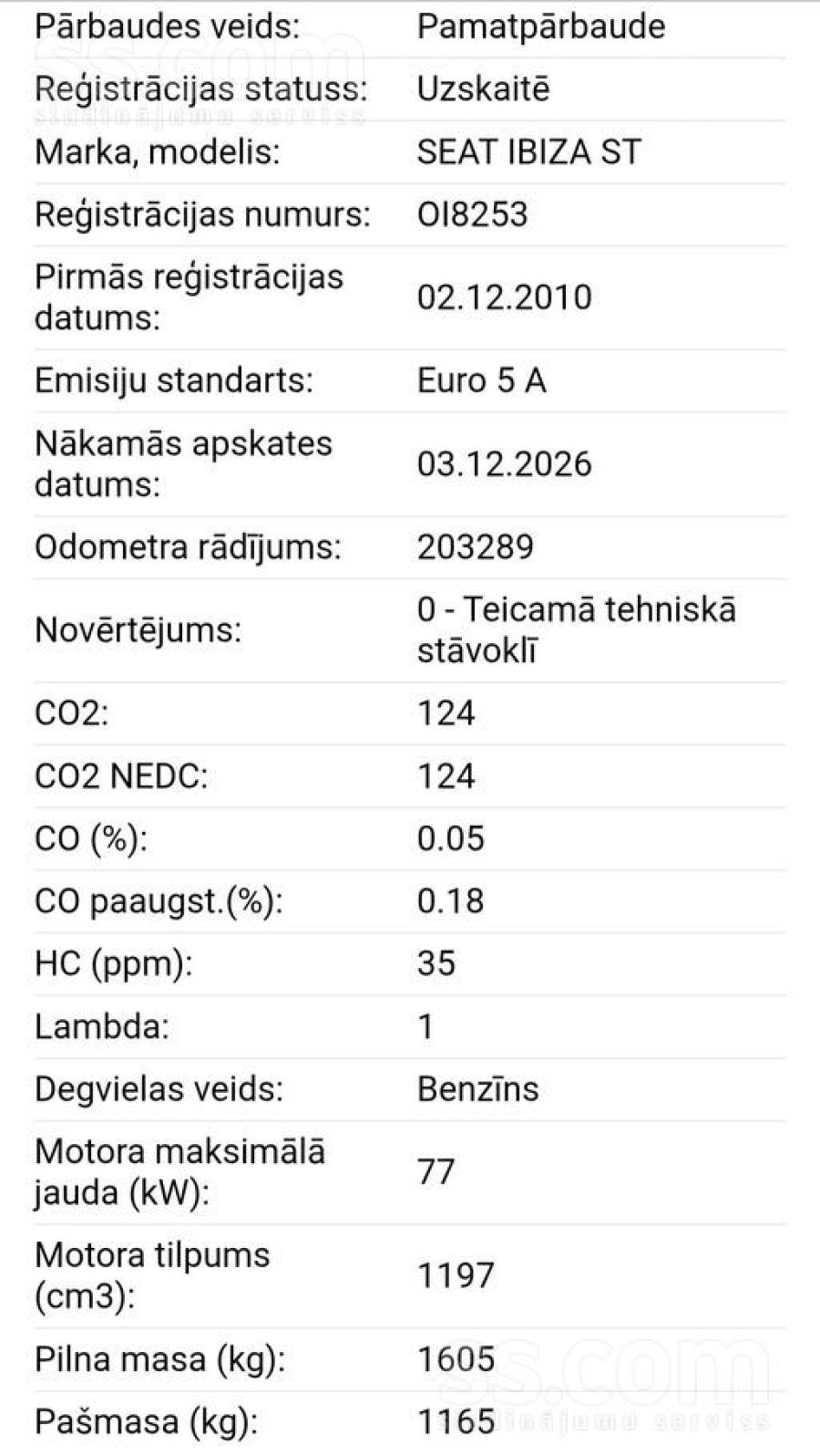 Сеат Ибица 2010 в Елгава, объемом двигателя 1.20 л и пробегом 203 тыс. км за 4600 €, фото 38 на AUTOMOTO.COM.LV