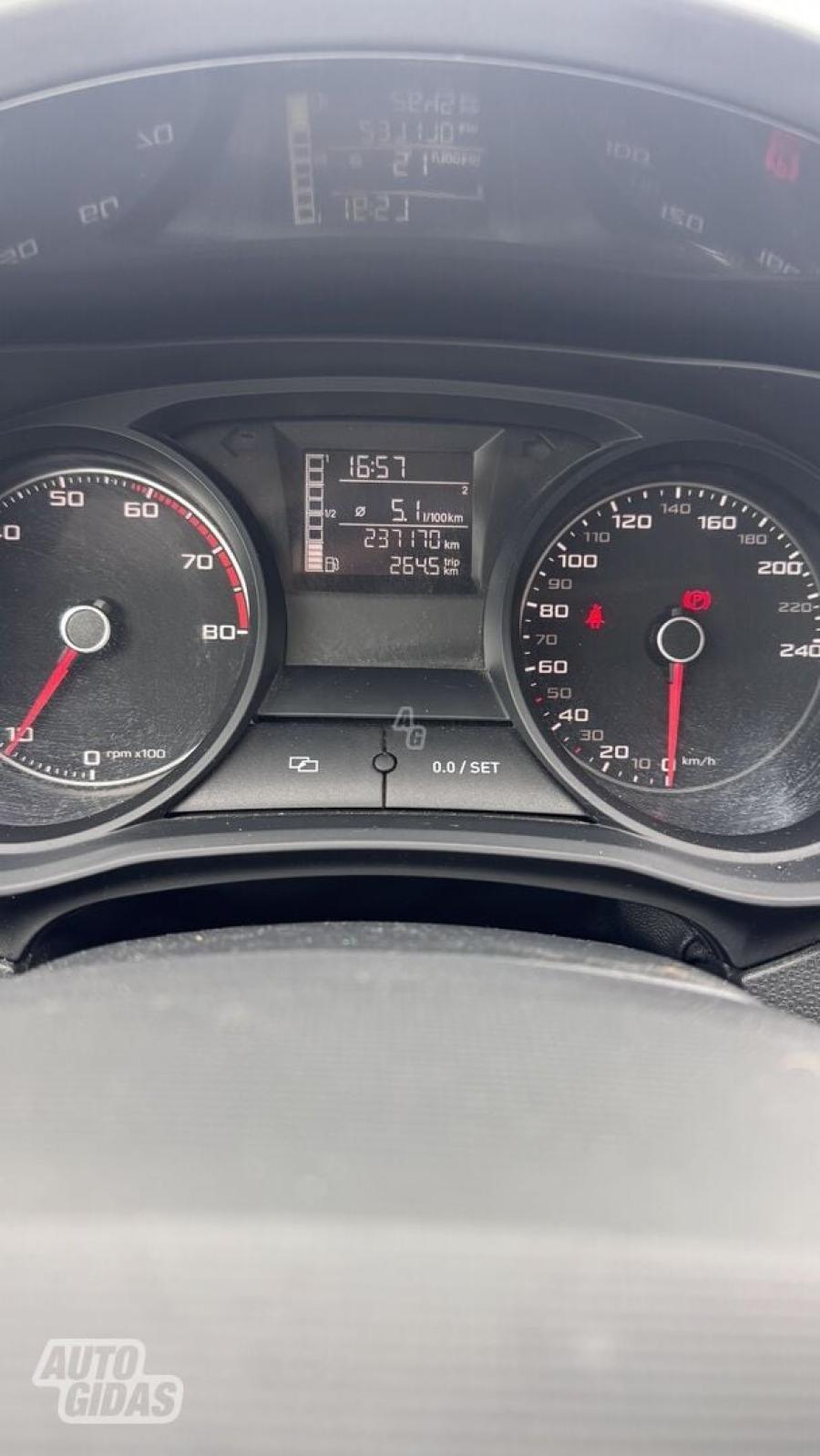 SEAT Ibiza 2013 in Vilnius, with an engine capacity of 1.20 L and mileage of 237 thousand km for 2600 €, photo 17 on AUTOMOTO.COM.LV