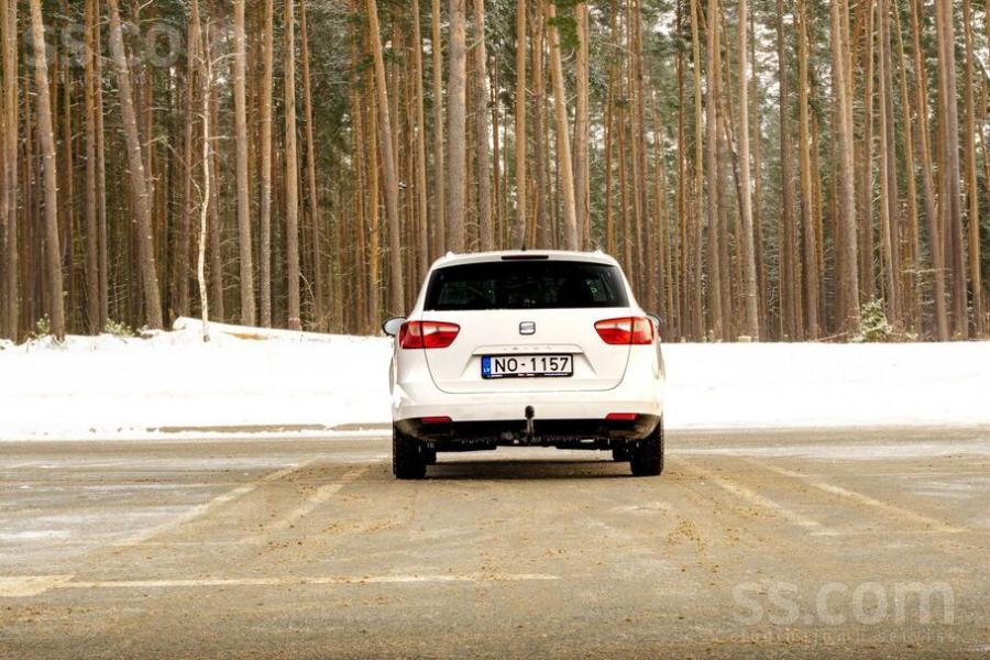 White SEAT Ibiza 2011 in Riga, with an engine capacity of 1.20 L and mileage of 301 thousand km for 3190 €, photo 7 on AUTOMOTO.COM.LV